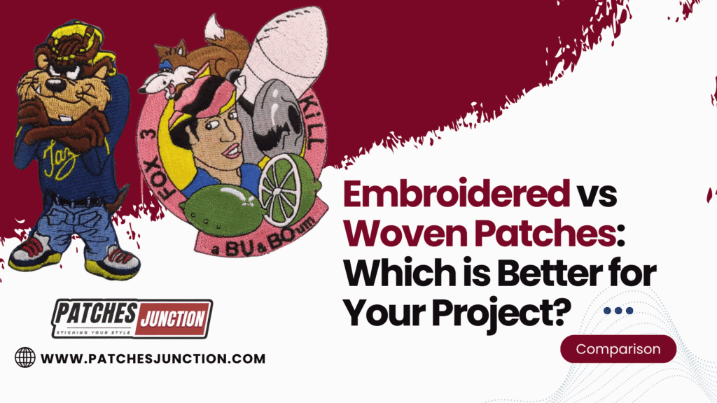 Embroidered vs Woven Patches: Key Differences Explained